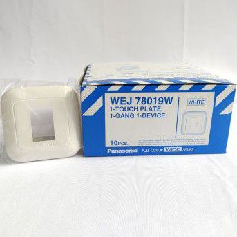 Jual Panasonic Frame / Bingkai Engkel Saklar 1 Gang 1 Device Putih WEJ ...