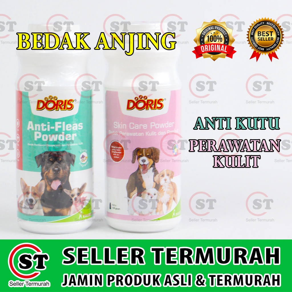 Jual Bedak Kutu Anjing dan Kulit Doris / Bedak Doris Anti - Fleas ...