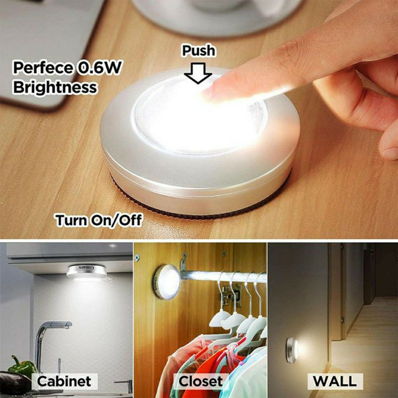 Jual lampu LED tempel ( tidak termasuk baterai) | Shopee Indonesia