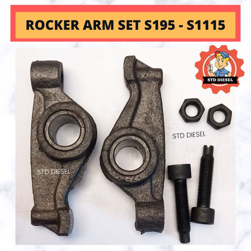 Jual ROCKER ARM SET WITH ADJUSTING S195 S1100 S1110 S1115 DIESEL ENGINE ...