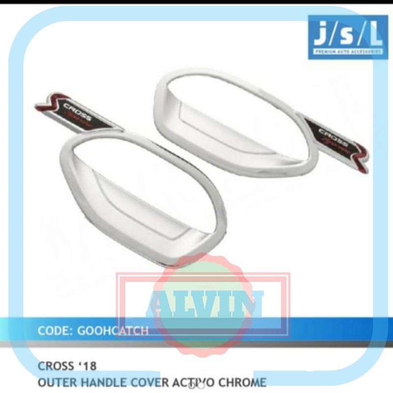 Jual Mangkok Pintu Datsun Cross/ Outer Handle Cover Activo Chrome JSL AV | Shopee Indonesia