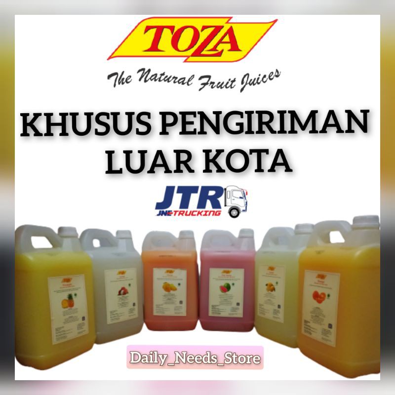 Jual TOZA JUS / JUICE 5 LITER (KHUSUS LUAR KOTA) | Shopee Indonesia