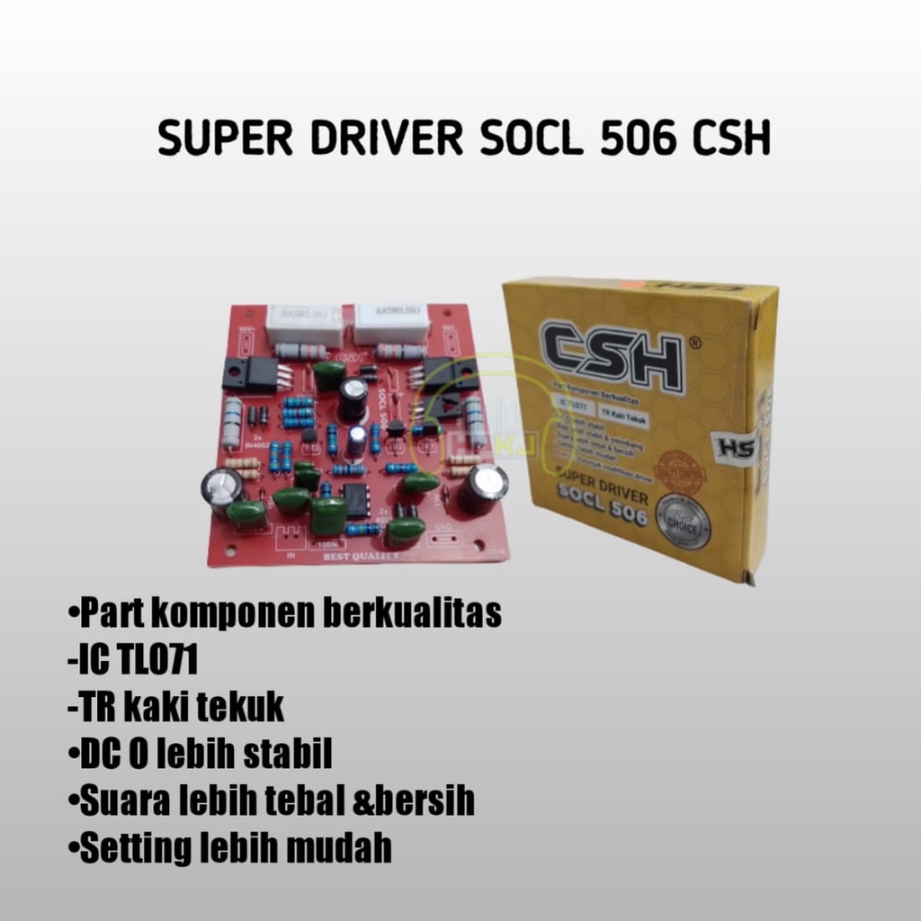Jual KIT DRIVER SUPER OCL 506 kit driver socl 506 CSH | Shopee Indonesia