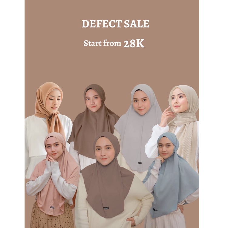 Jual hanayascarves - Defect Bergo | Defect Minor | Hijab Defect | Shopee Indonesia