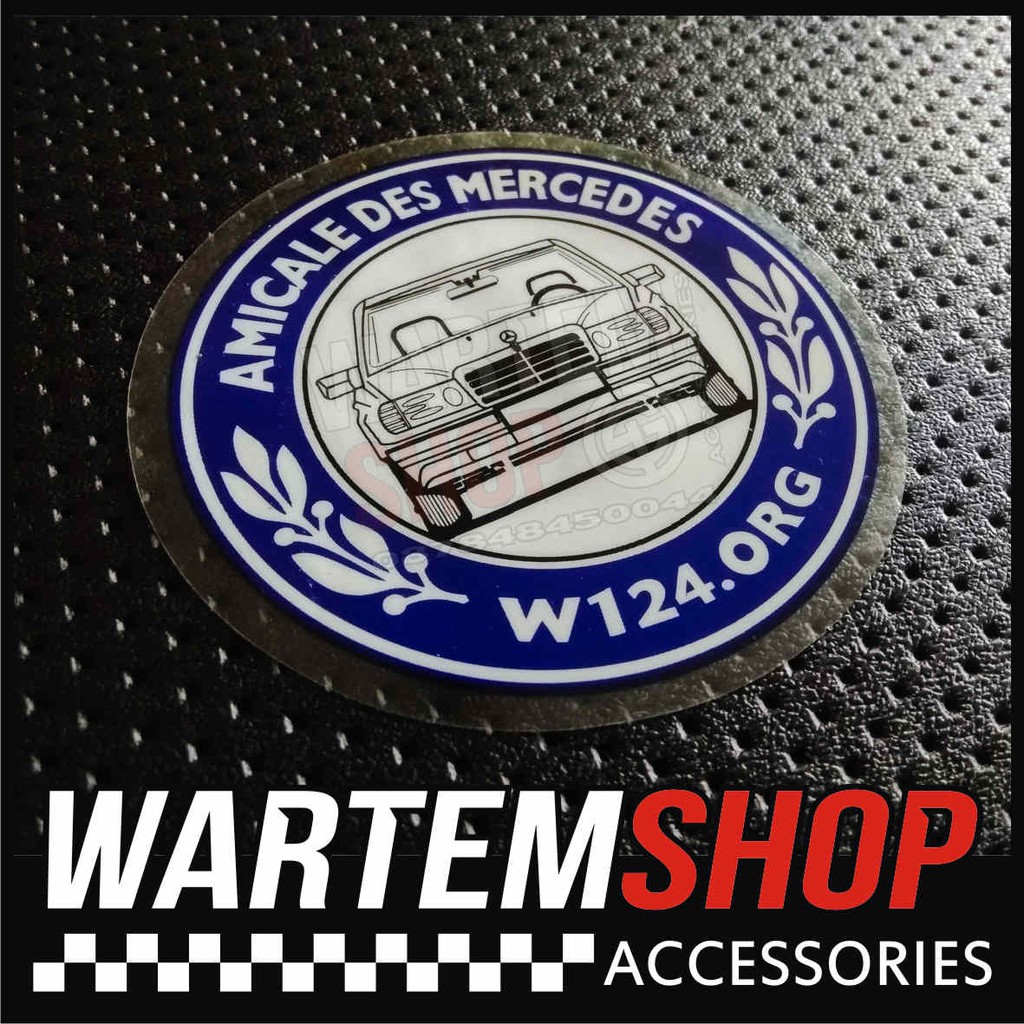 Jual STICKER BEST ON Mercedes W124 Club (Stiker Tempel Dalam) | Shopee ...
