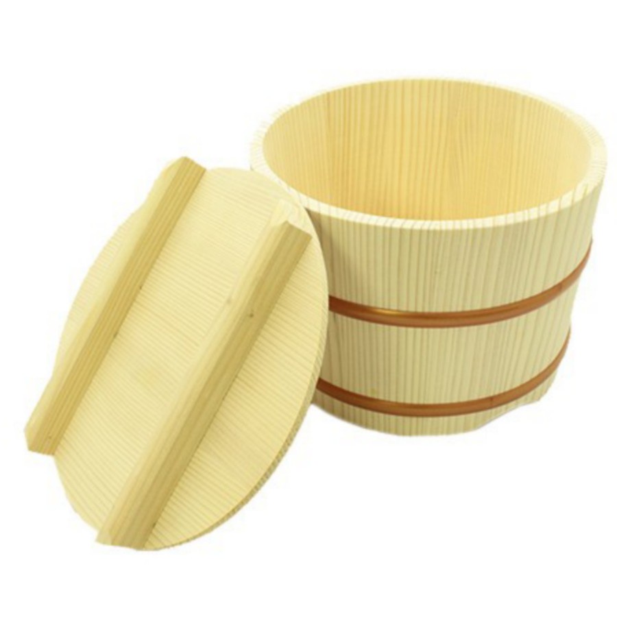 Jual HANDAI Hangiri Wadah Pencampur Nasi Sushi - Hanggiri Kiso Sawara ...