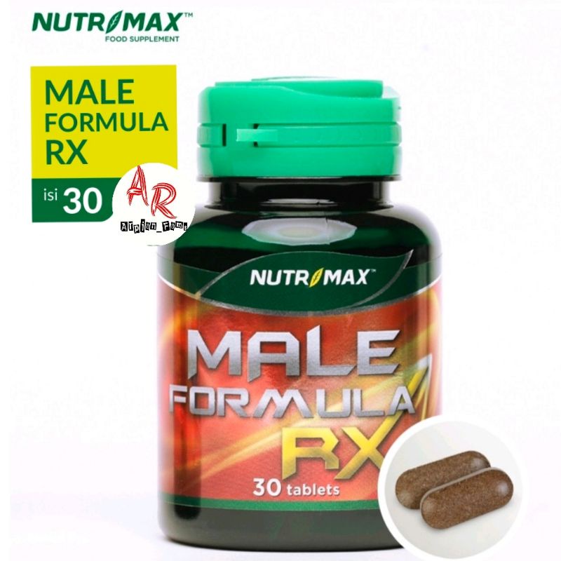 Jual Nutrimax Male Formula RX 30 Tablet untuk Penambah Stamina ...
