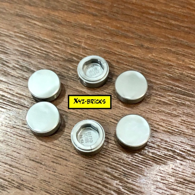 Jual LEGO PARTS 4655241 - Round Flat Tile 1x1 Silver Metallic | Shopee ...