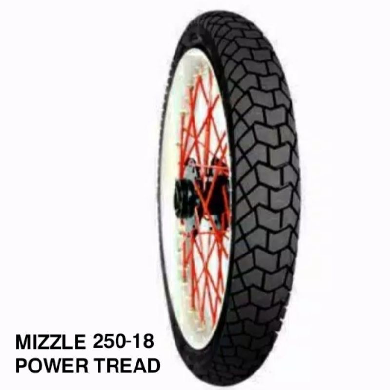 Jual BAN LUAR MIZZLE TUBETYPE POWER TREAD & POWER GRIP RING 18 | Shopee ...