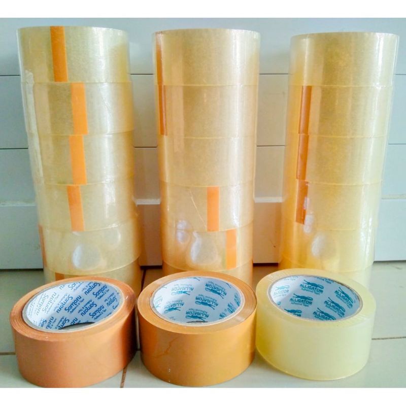 Jual Lakban Bening Besar 45mm 100 yard | Lakban Bening 2 inch 100yard | Lakban Besar | Lakban ...