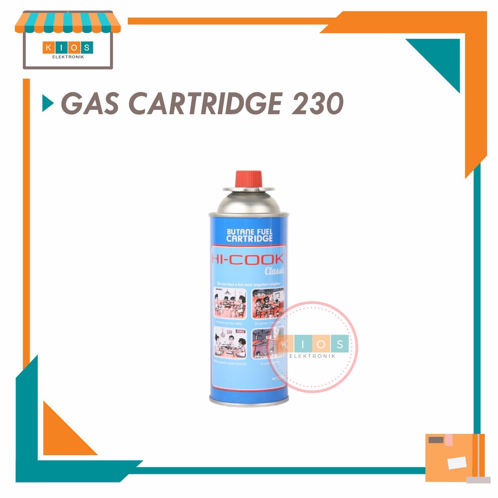 Jual GAS CARTRIDGE HI COOK 230 GRAM | PASTI HEMAT | 100% ORIGINAL ...