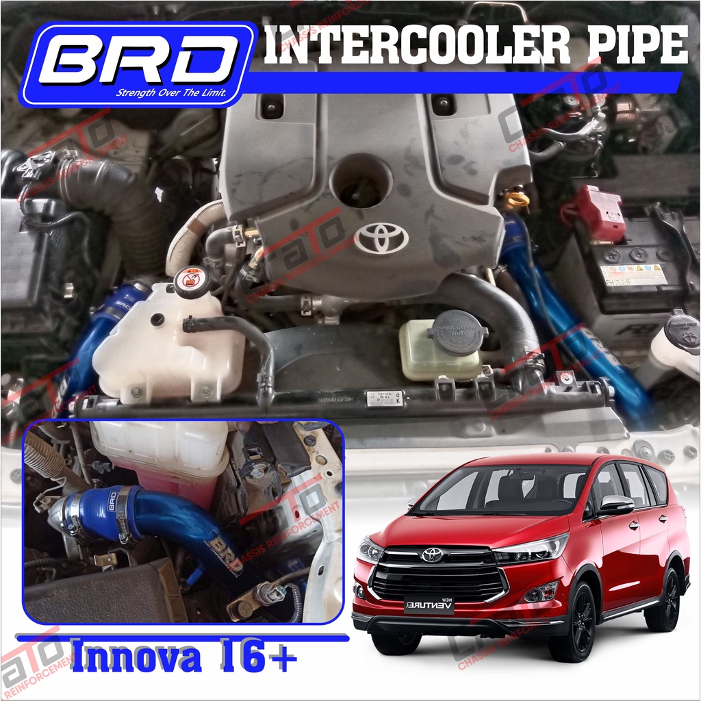 Jual Pipa Intercooler Pipe Fortuner VRZ Innova Reborn 2GD Model Panjang BRD 16+ 21+ Facelift ...
