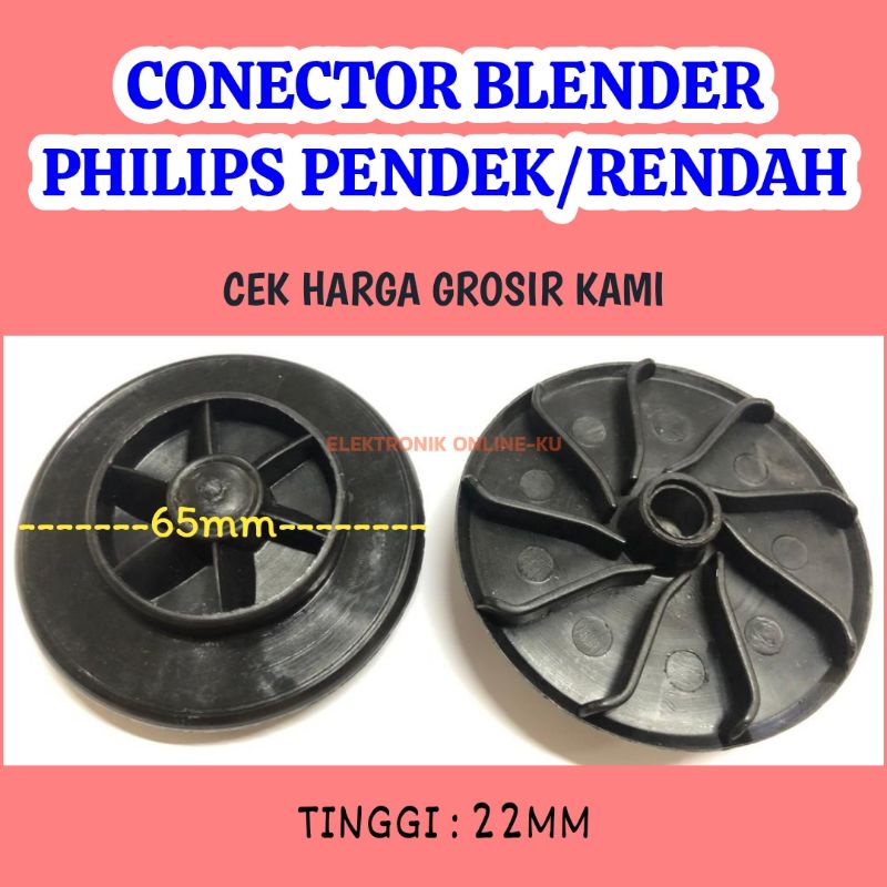 Jual CONECTOR BLENDER PHILIPS PENDEK/ RENDAH | Shopee Indonesia