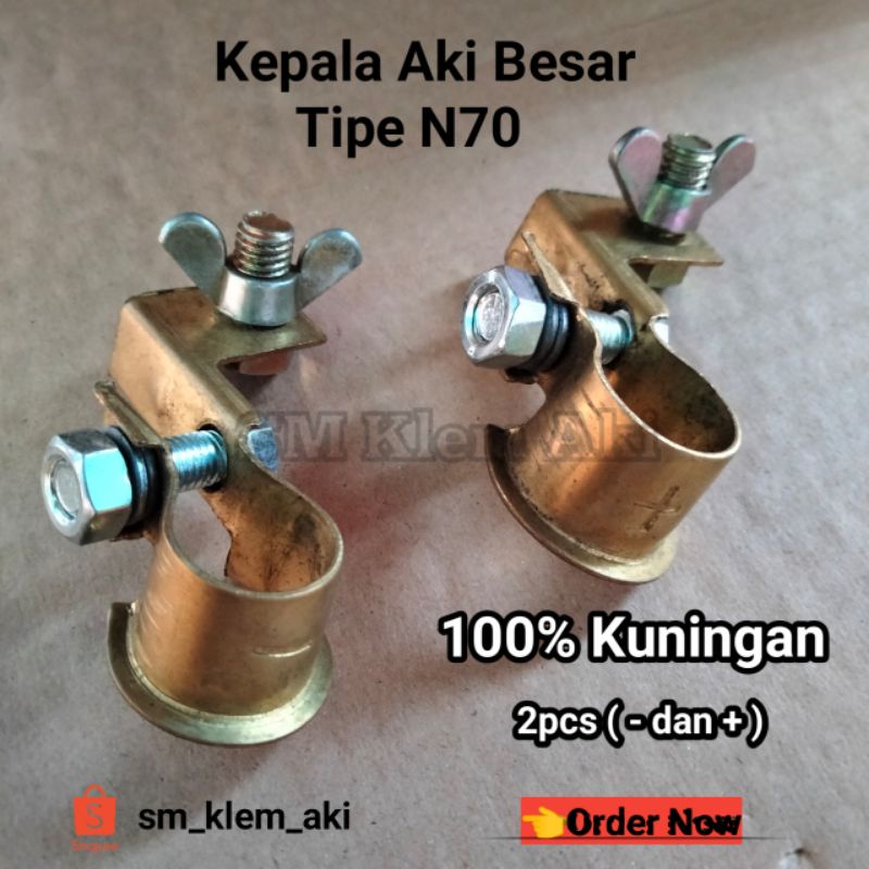Jual Terminal Accu klem Aki kepala Aki mobil lubang besar tipe N70 ...
