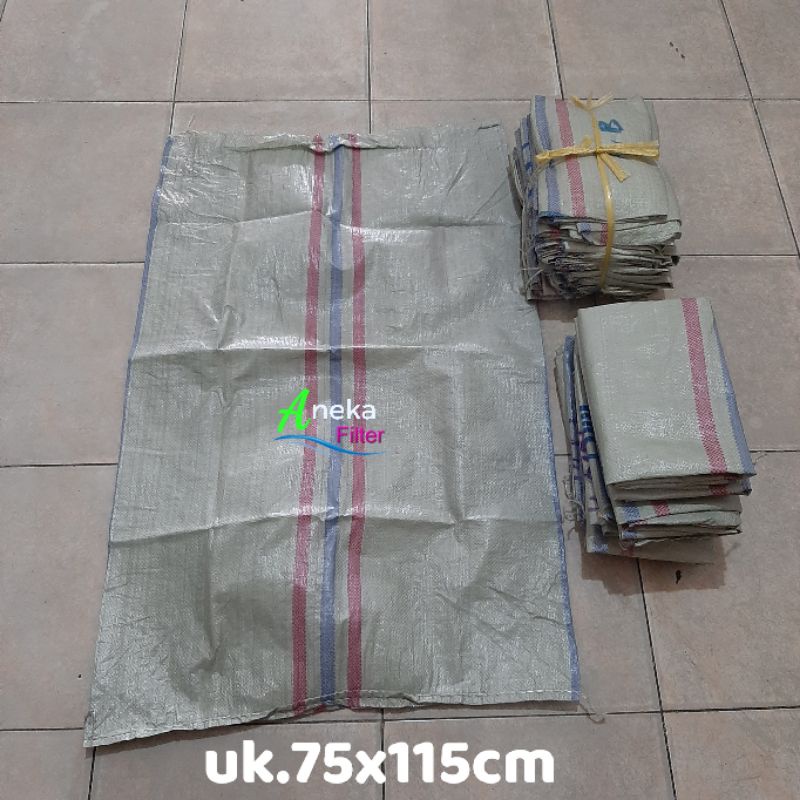Jual karung goni plastik bekas kondisi 99% | Shopee Indonesia