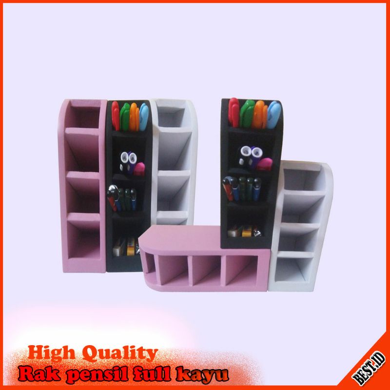 Jual rak pensil full kayu | Shopee Indonesia