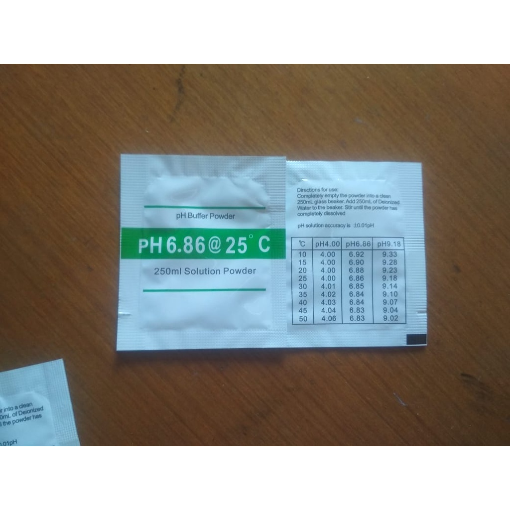 Jual Serbuk Kalibrasi Buffer Powder Solution pH Meter Asam Basa Netral ...
