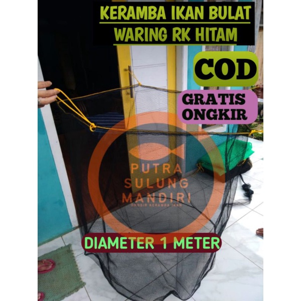 Jual Keramba jaring waring apung ikan bulat bioplok siap pakai Diameter ...