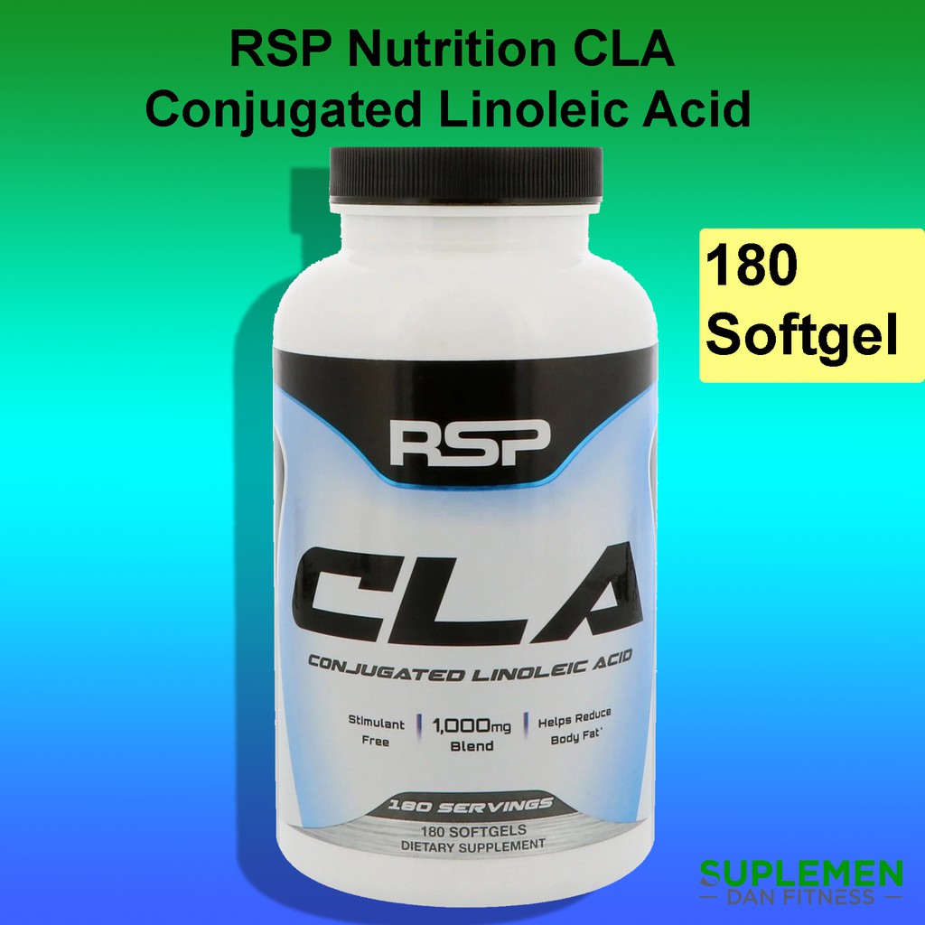 Jual RSP Nutrition CLA 180 Softgels Conjugated Linoleic Acid Softgel ...