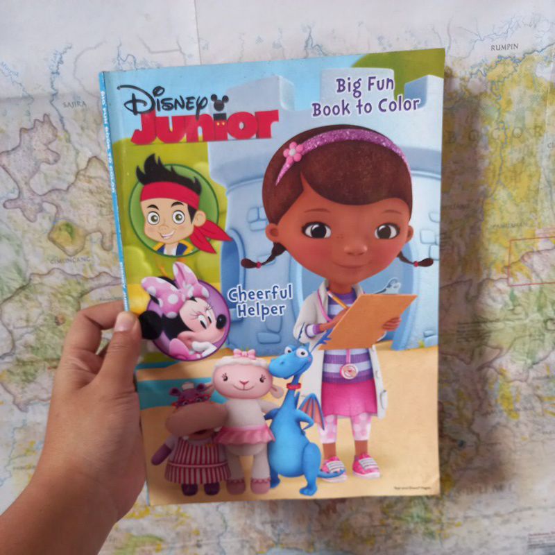 Jual buku mewarnai BIG FUN BOOK TO COLOR DISNEY JUNIOR CHEERFUL HELPER ...