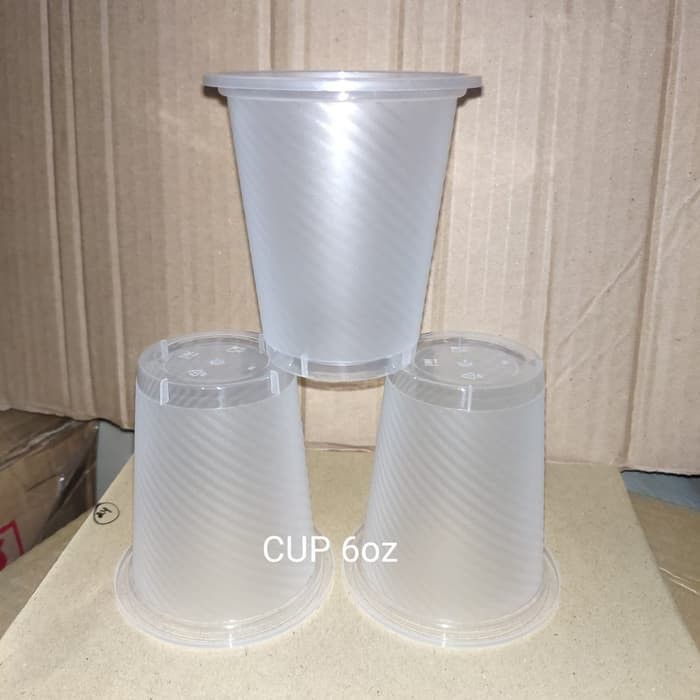 Jual THINWALL GELAS ULIR CUP 6 OZ -MODEL GELAS TEBAL 6 0Z ISI 25 PCS ...