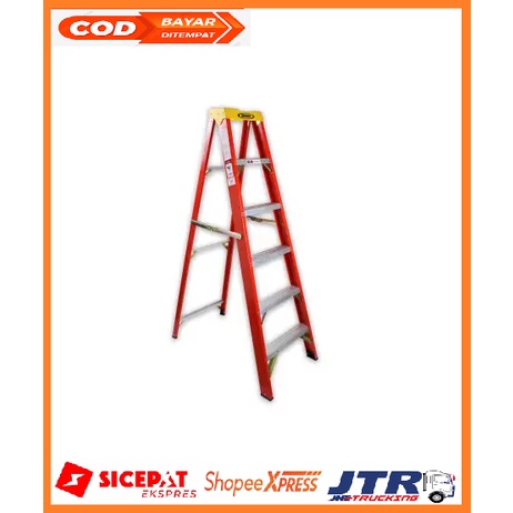 Jual Krisbow Tangga Fiber Glass 6 Step | Shopee Indonesia