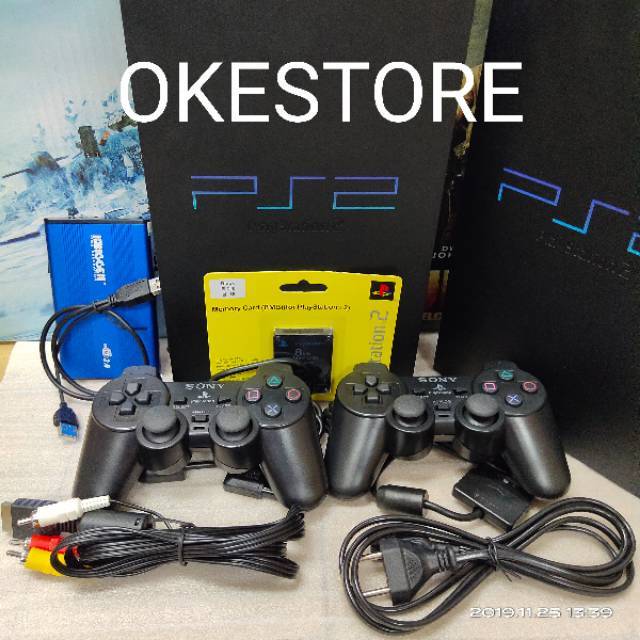 Jual Ps2 fat sony ps 2 fat playstation 2 fat Matrik sr3/5 hardisk ...