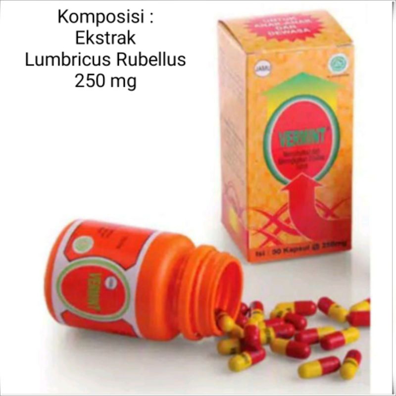 Jual VERMIN / RUMIN EKSTRAK CACING ISI 30 KAPSUL OBAT SAKIT TYPUS ...