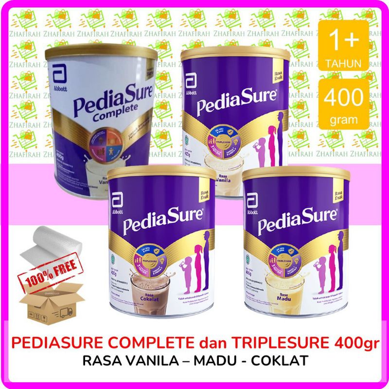 Jual Pediasure COMPLETE // PediaComplete dan TRIPLESURE VANILA COKLAT MADU 380gr | Shopee Indonesia