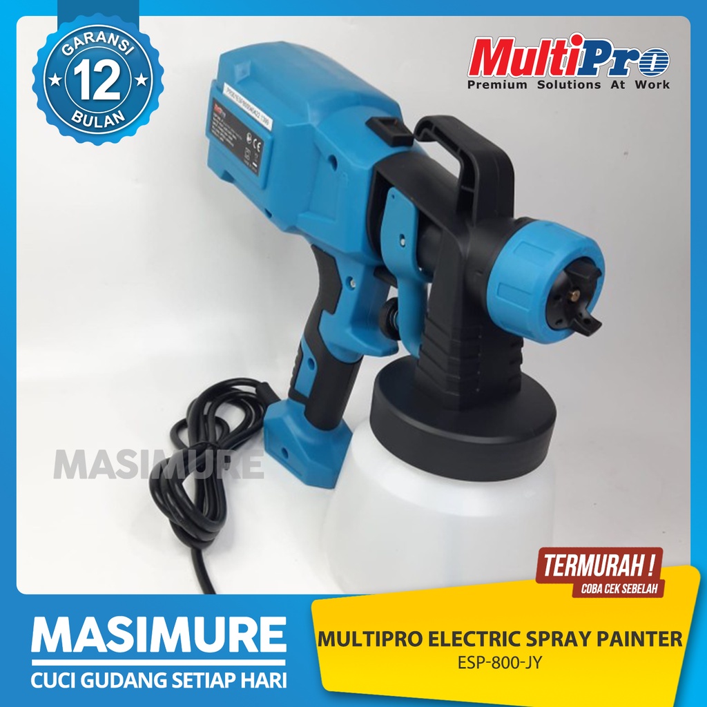 Jual MULTIPRO Spray Gun Elektrik Tanpa Compressor - ESP 800 JY ...
