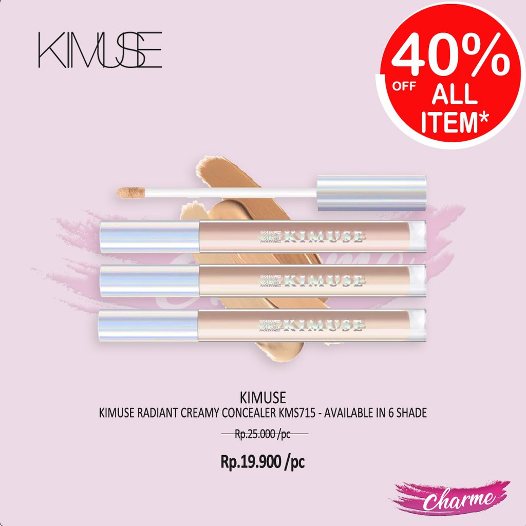 Jual Kimuse Radiant Creamry Concealer KMS715 | Shopee Indonesia