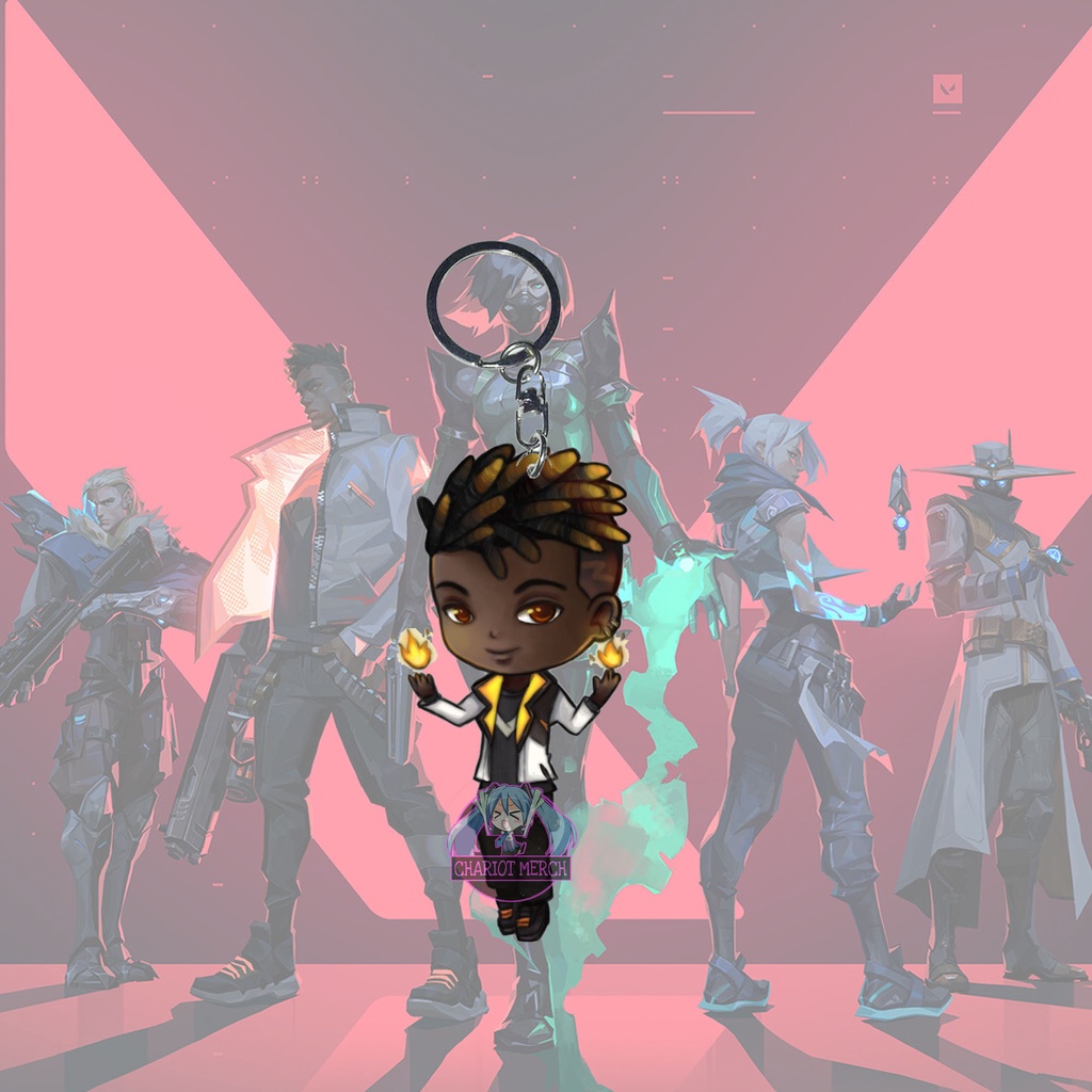 Jual Keychain Valorant Phoenix - Gantungan Kunci - Ganci - Gantungan ...