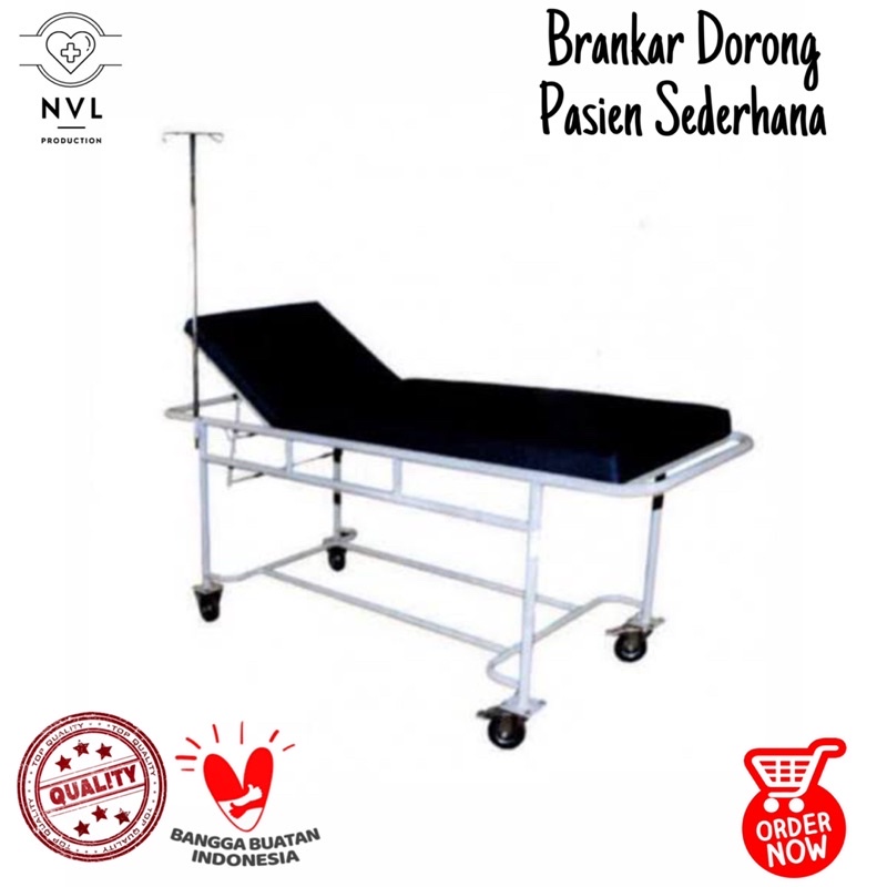 Jual Brankar Dorong Pasien Brangkar Pasien Sederhana Berkualitas ...