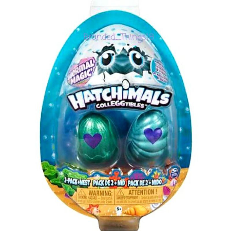 Jual Hatchimals Colleggtibles mermal magic 2 pack nest hatchimal ...
