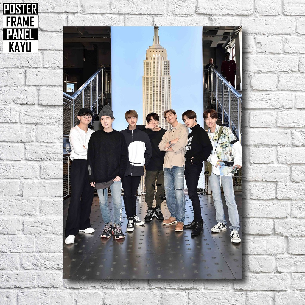 Jual Poster BTS Frame Kayu Solid A4 BTS147 | Shopee Indonesia