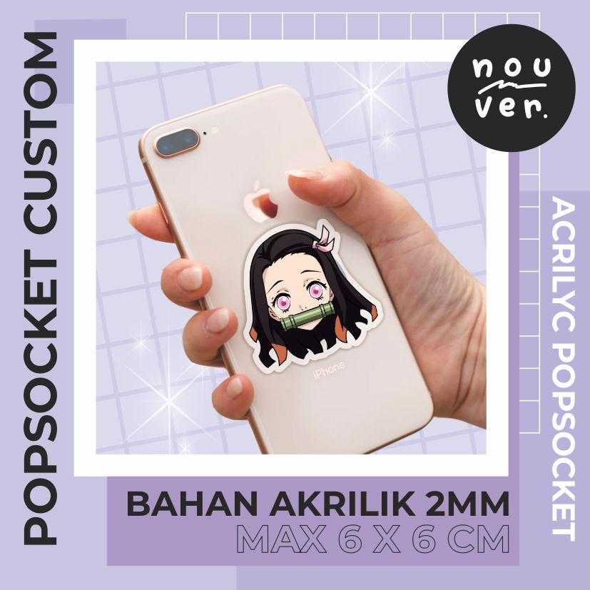 Jual POPSOCKET GRIPTOK HP AKRILIK CUSTOM | Shopee Indonesia