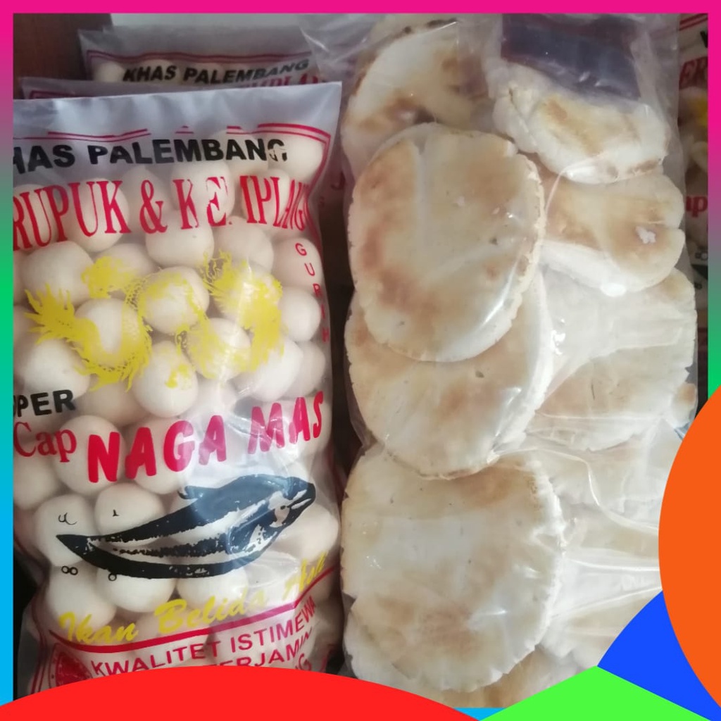 Jual KERUPUK KEMPLANG GETAS DAN BAKAR IKAN ASLI PALEMBANG PAKET DUO ...