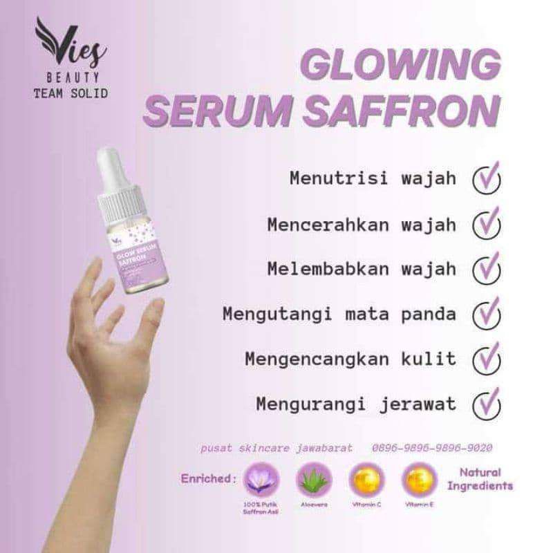 Jual GLOWING serum saffron kemasan baru | Shopee Indonesia