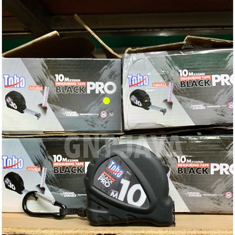Jual METERAN TOHO HITAM BLACK PRO 3m 5m 8m 10m blackpro premium ...
