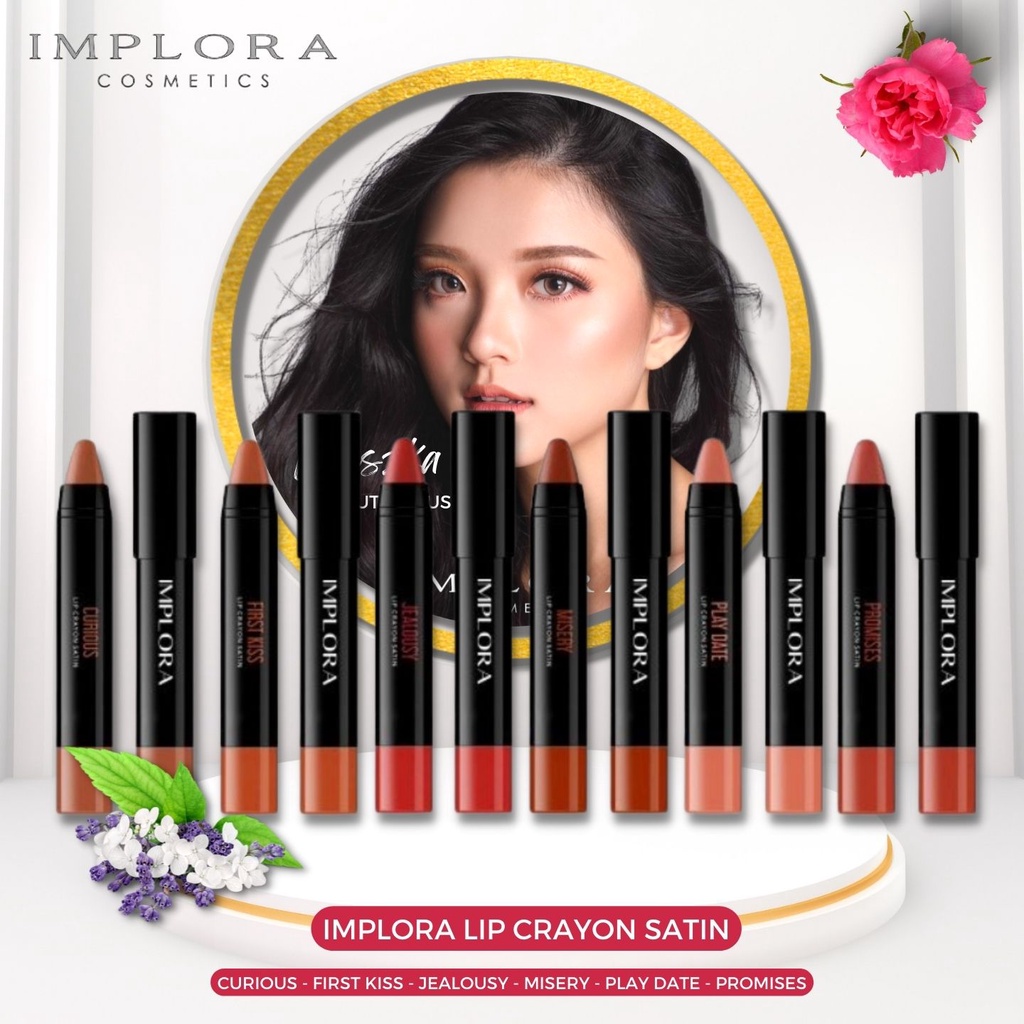 Jual IMPLORA LIP CRAYON SATIN | Shopee Indonesia Jual IMPLORA LIP CRAYON SATIN | Shopee Indonesia
