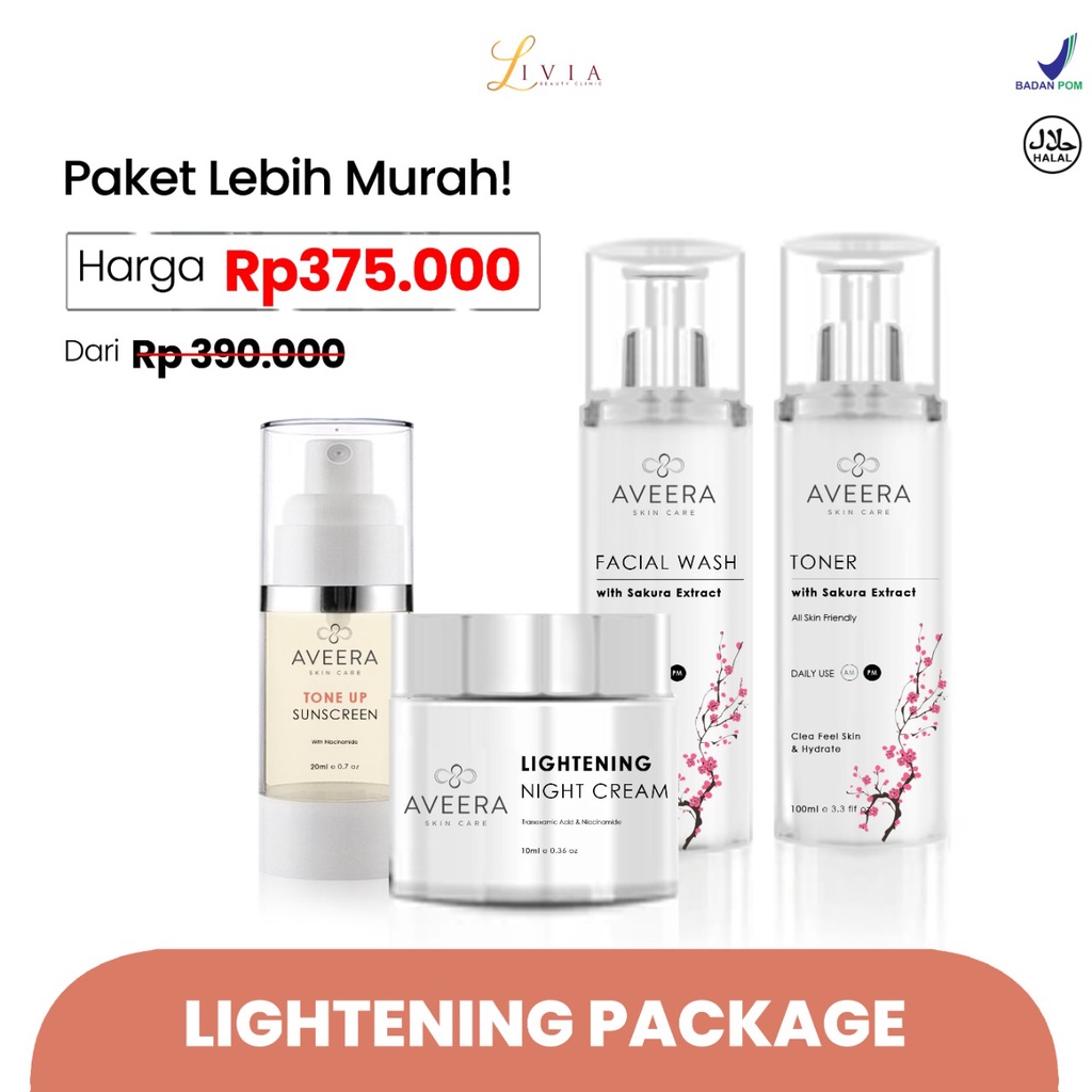 Jual LIGHTENING PACKAGE | AVEERA SKINCARE | Shopee Indonesia