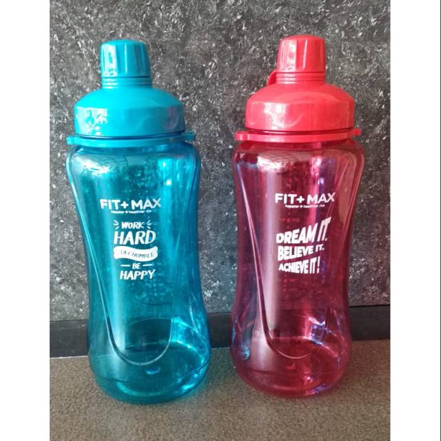 Jual Botol minum 2Liter / FIT + Max Botol (1 set dpt 2pc botol biru ...