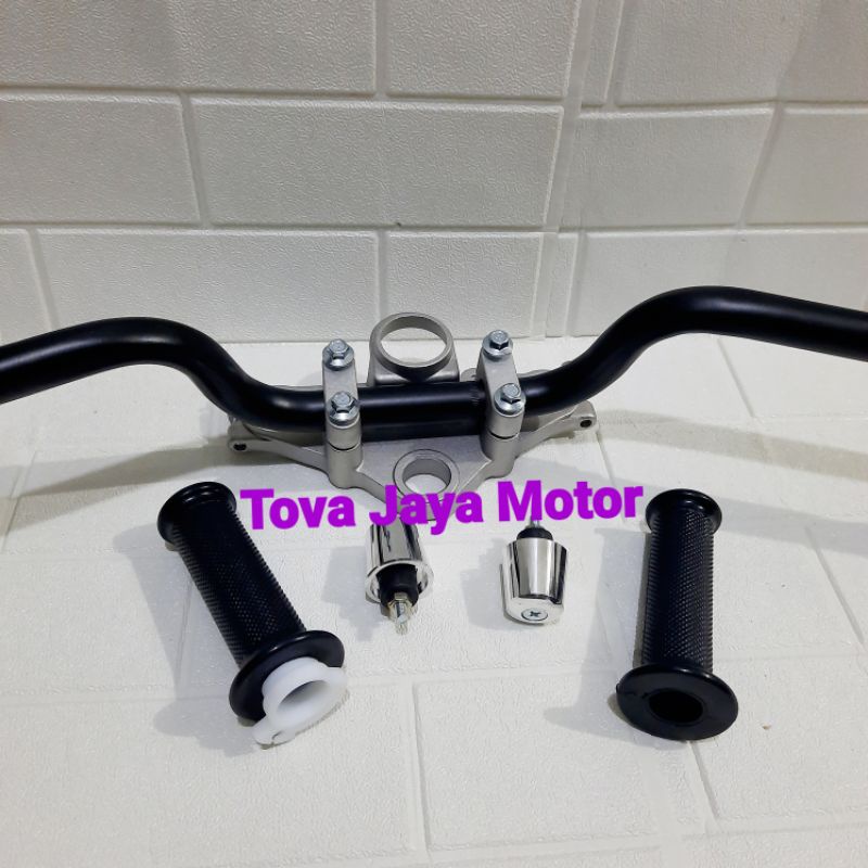 Jual Paket stang set segitiga atas rx king new plus handgrip model ...