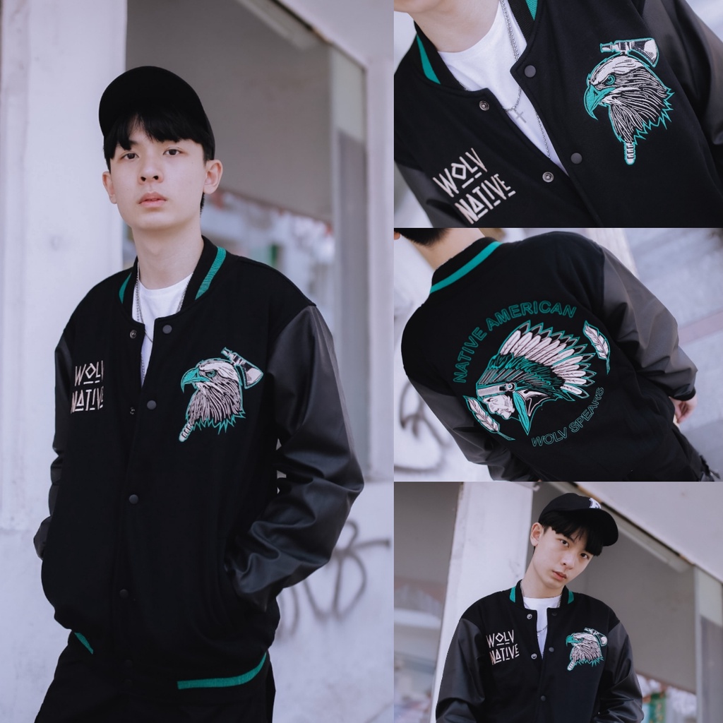 Jual VARSITY JACKET - JAKET BOMBER - JAKET VARSITY PRIA WANITA - JACKET ...