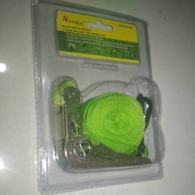 Jual NANKAI ALAT IKAT BARANG 1INCHI X 5 METER RACHET TIE DOWN SET ...