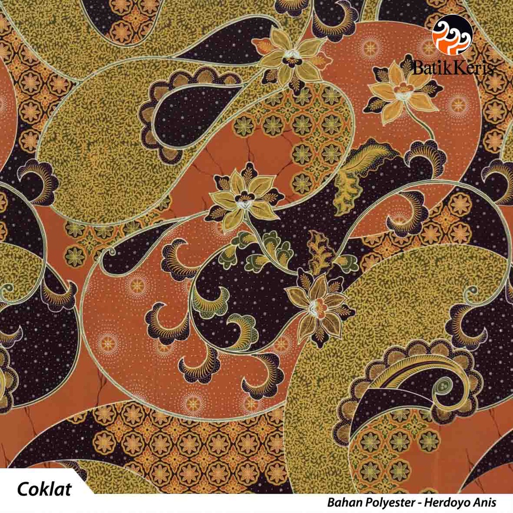 Jual Batik Keris Bahan Kemeja Polyester Herdoyo Anis | Shopee Indonesia