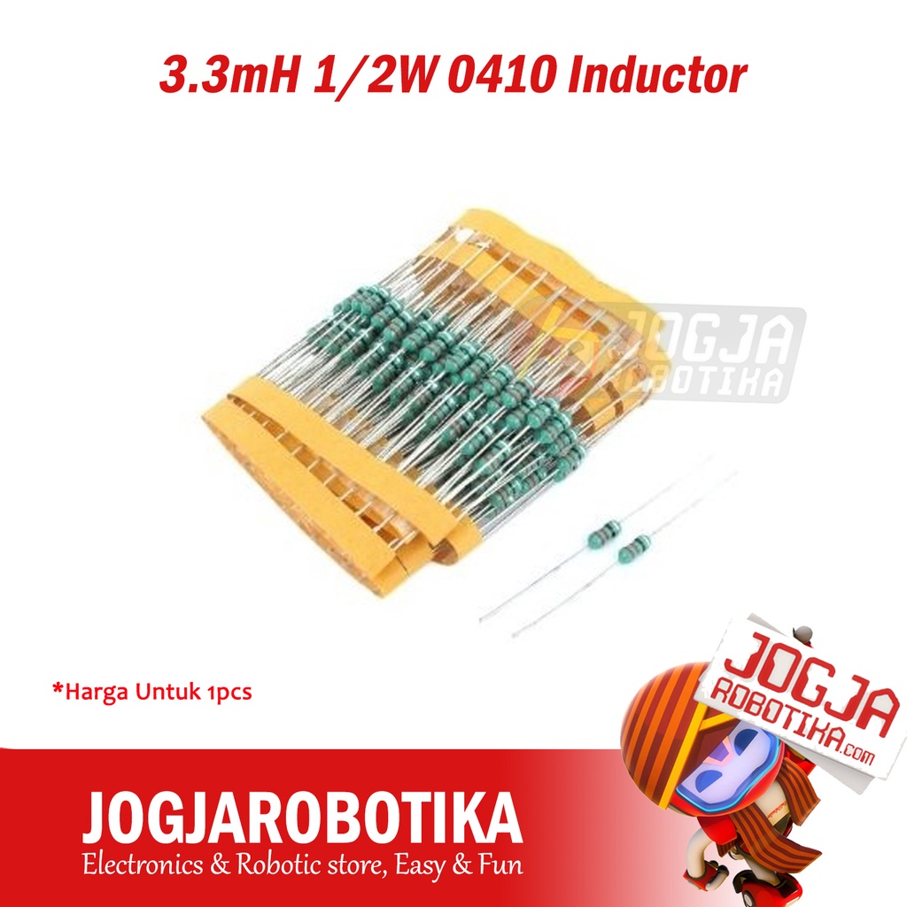 Jual Induktor Inductor 0410 1-2W 0.5W 3.3mH 3.3 mH Ring Colour Inductor ...