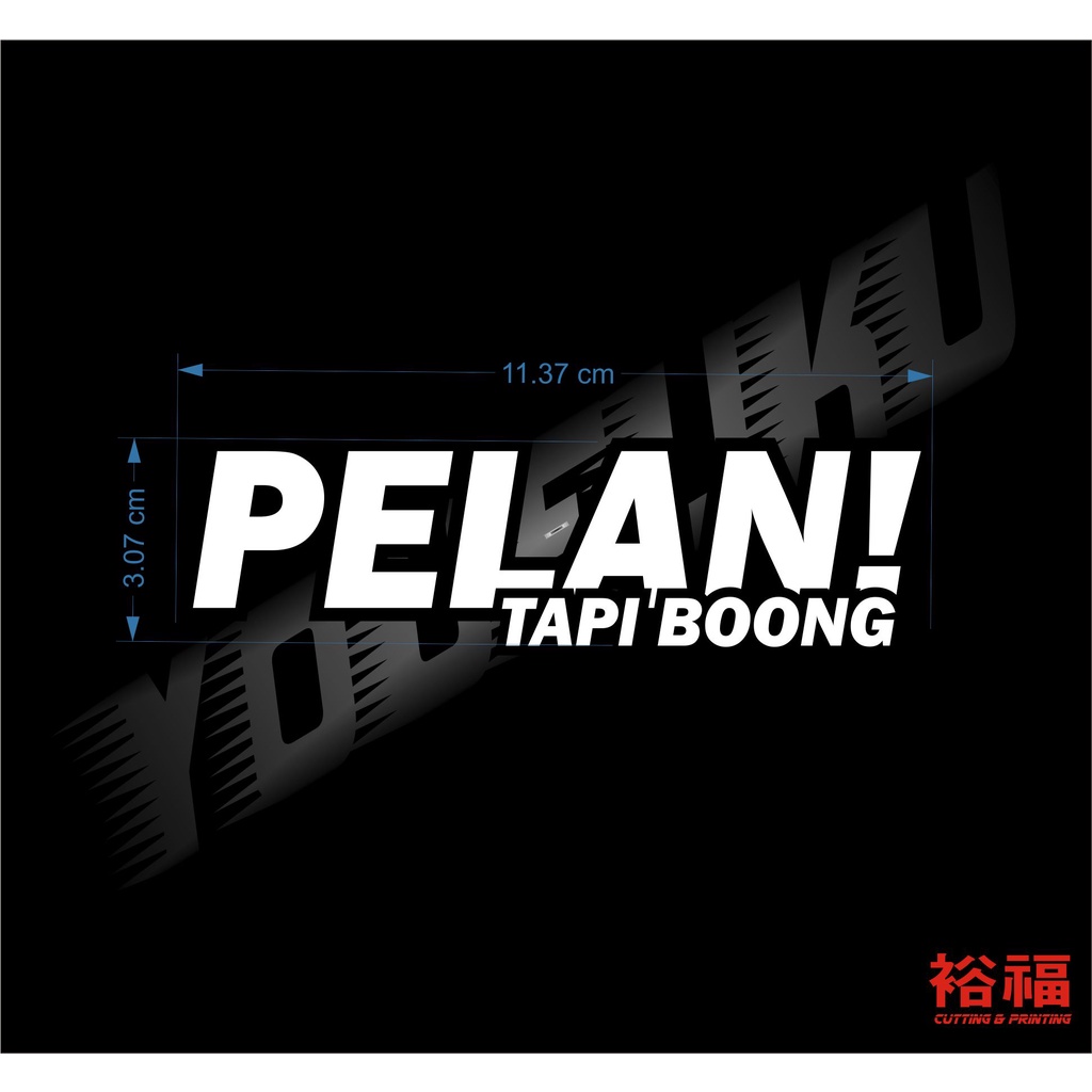 Jual Cutting sticker PELAN! tapi boong , custom sticker | Shopee Indonesia