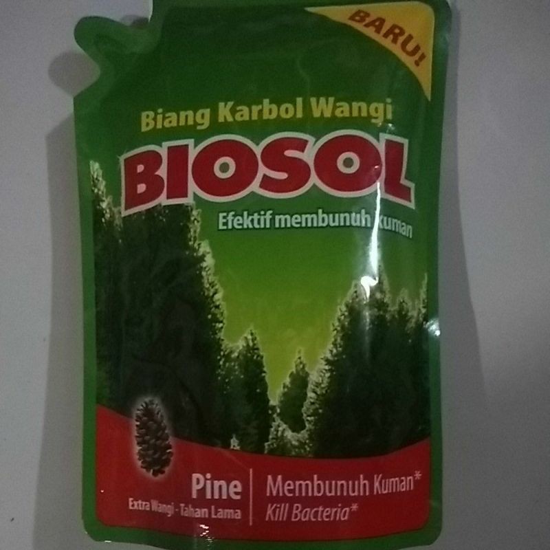 Jual biosol karbol wangi 400ml refill pouch | Shopee Indonesia