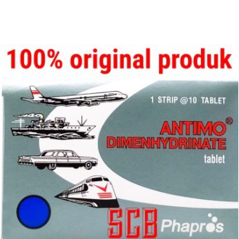 Jual Antimo Dimenhydrinate Tablet / Antimo Tablet | Shopee Indonesia